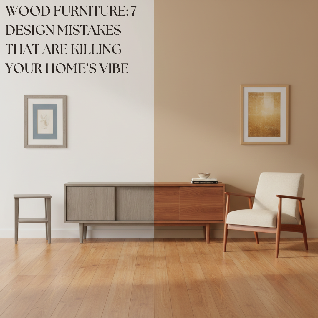 Wood Furniture: 7 Design Mistakes That Are Killing Your Home’s Vibe – EWD