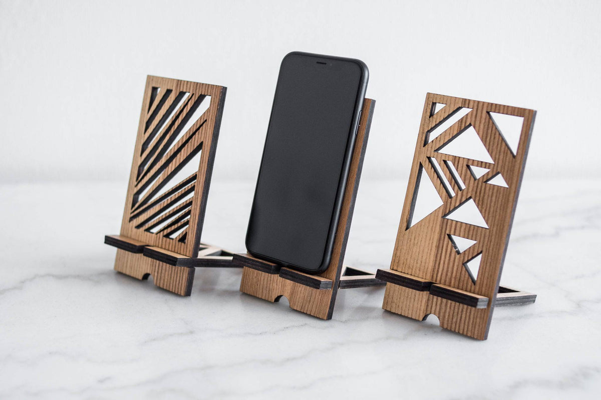 Wood Phone Stand | Smartphone stand wood EwartWood Design – EWD